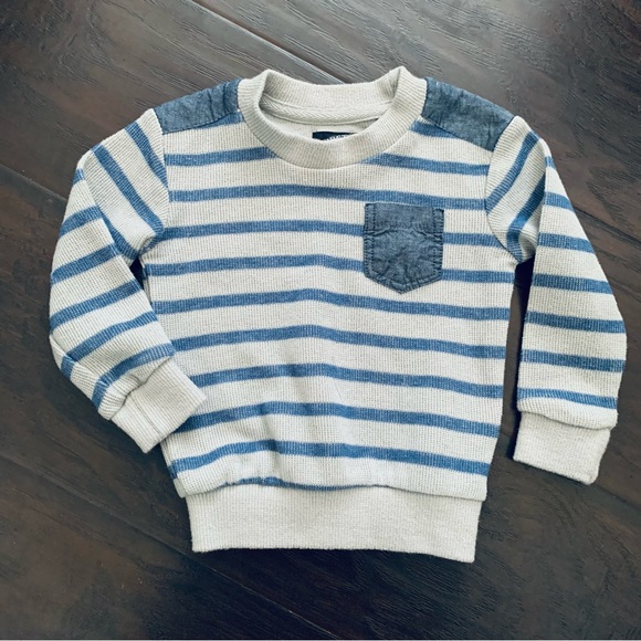 First Wave | Shirts & Tops | First Wave Baby Boy Striped Fall Knitted ...